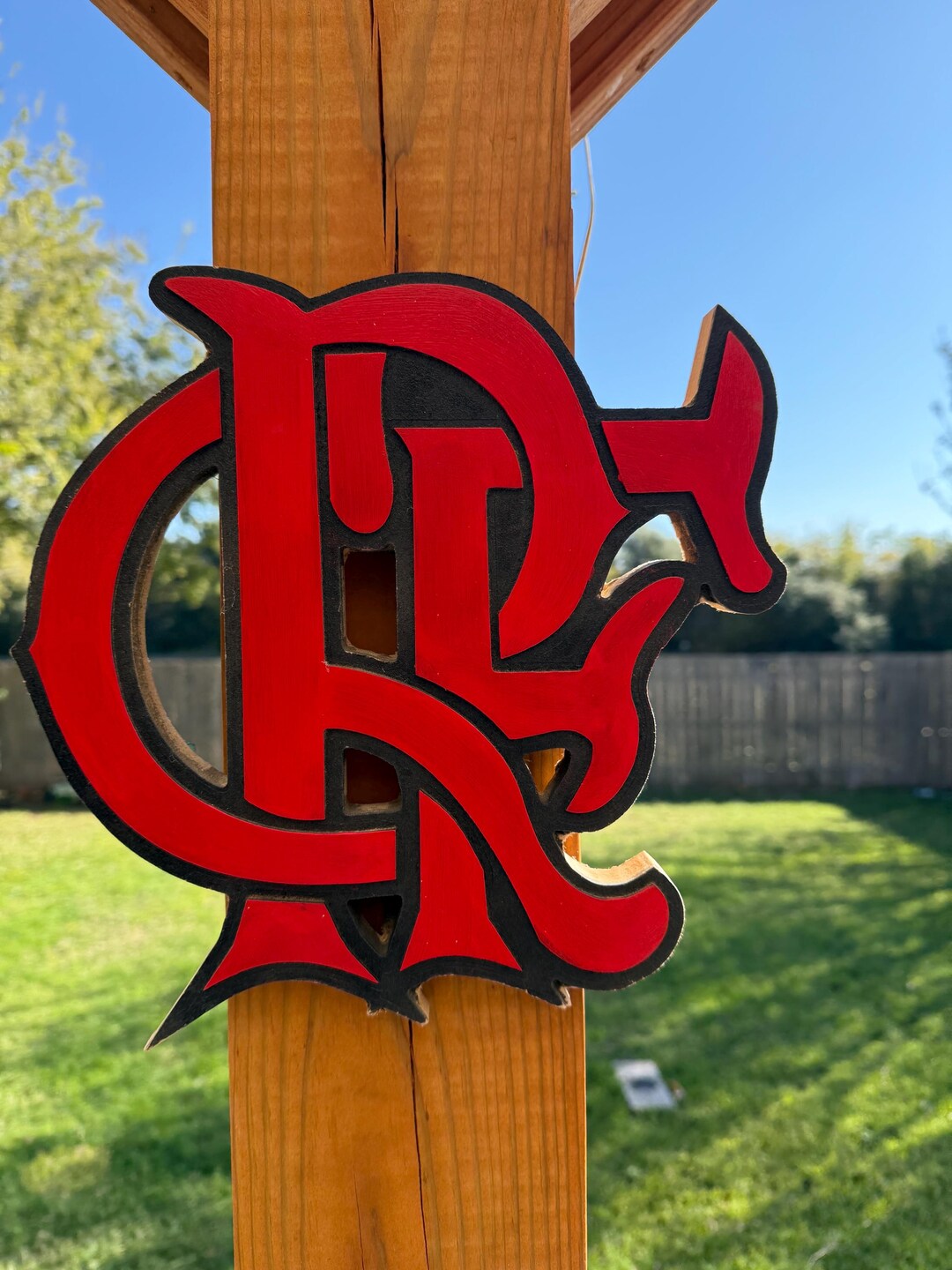 Flamengo CRF 3D Wood Sign - Etsy