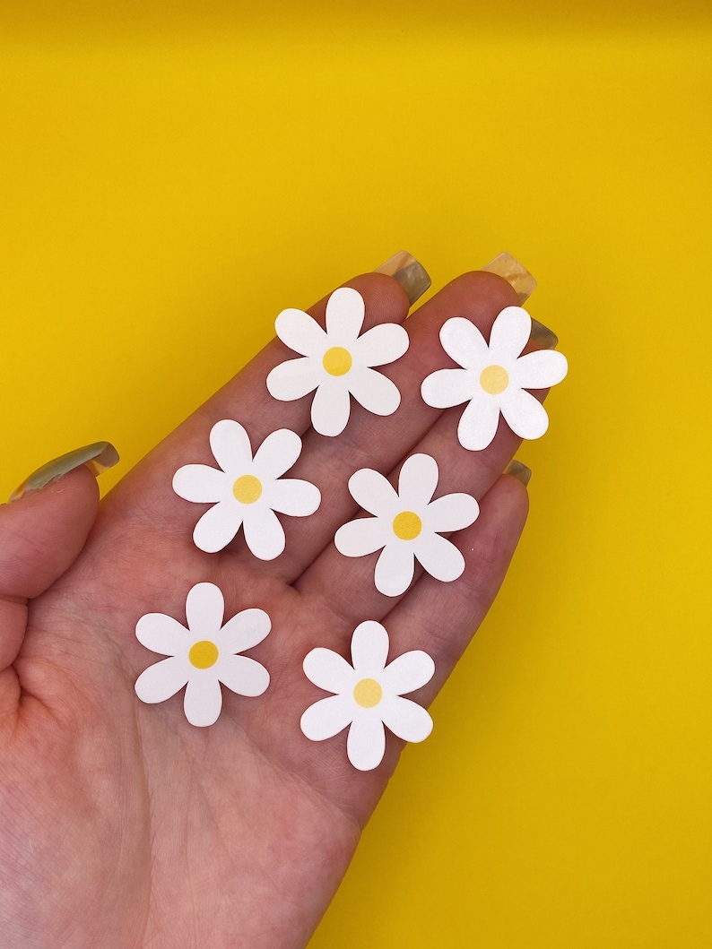 Little Daisies Stickers 6 Cute Flower Stickers Laptop - Etsy