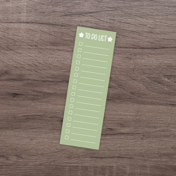 To Do List Notepad - Etsy