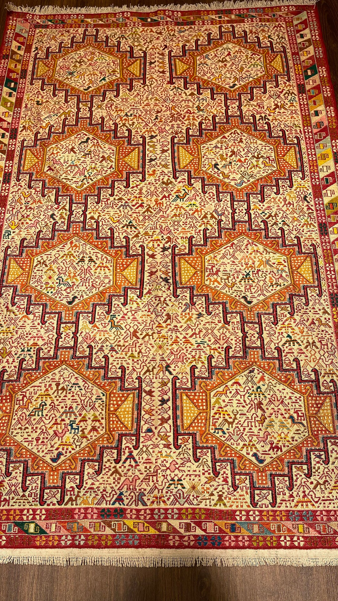 6x4 Feet,kurdish Silk Rug,handmade Silk Rug,anatolian Silk Rug,kurdish ...