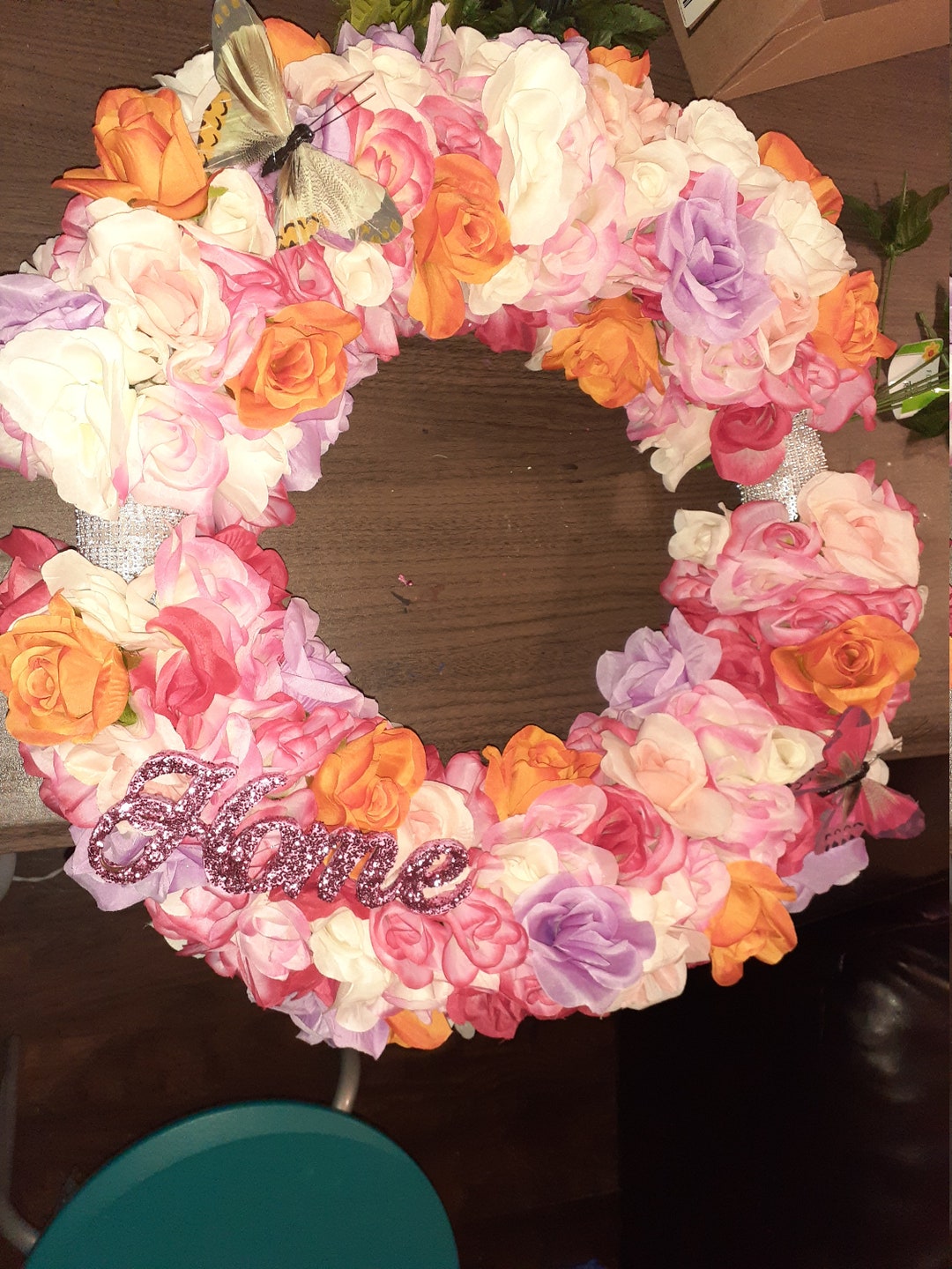 Coronas de primavera caseras - Etsy España