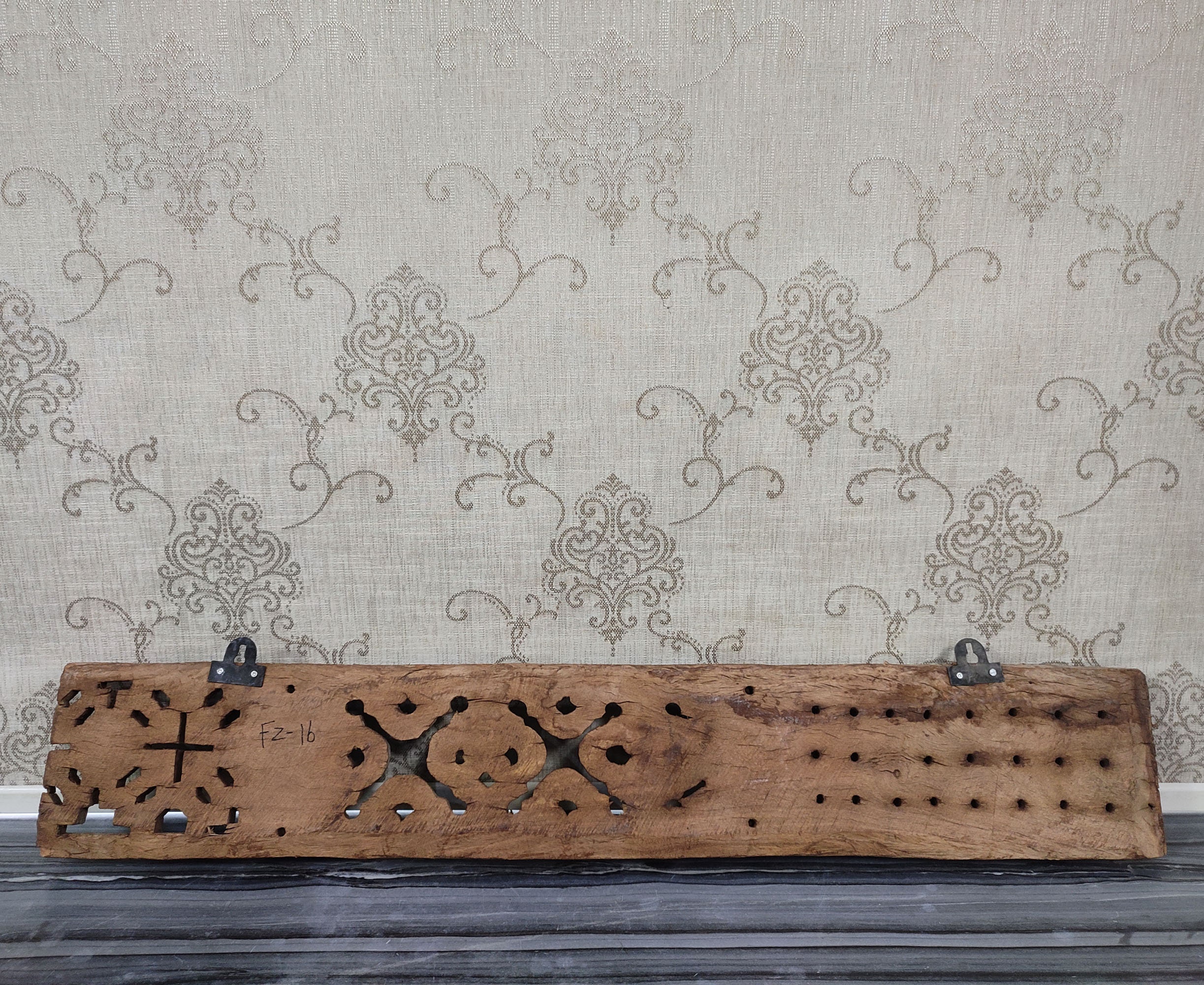 Antique Indian Hand Carved Wooden Wall Panel for Wall Decor , Vintage ...