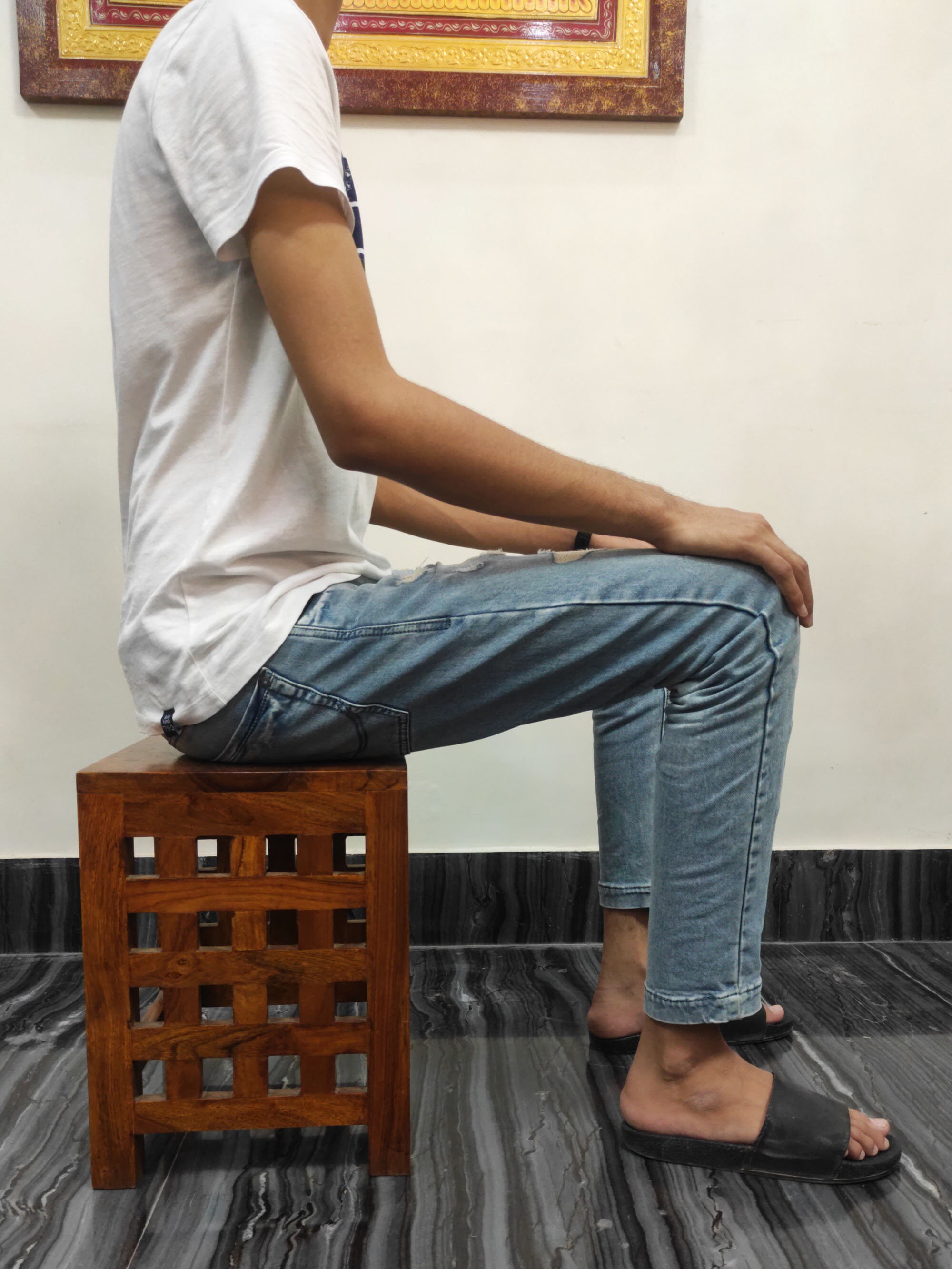 Holz geschnitzter indischer Hocker handgeschnitzter indischer - Etsy.de