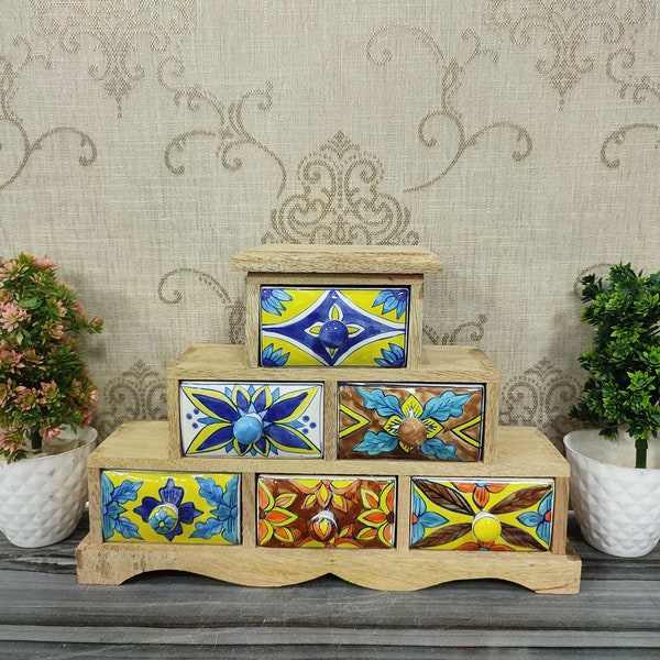Ceramic Spice Box - Etsy