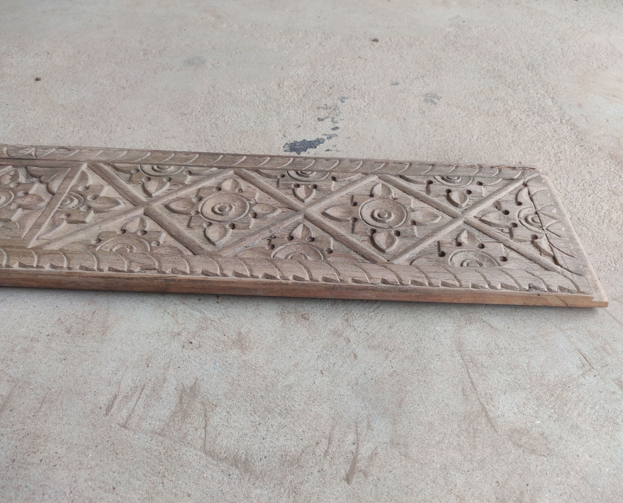 Antique Indian Hand Carved Wooden Wall Panel for Wall Decor , Vintage ...