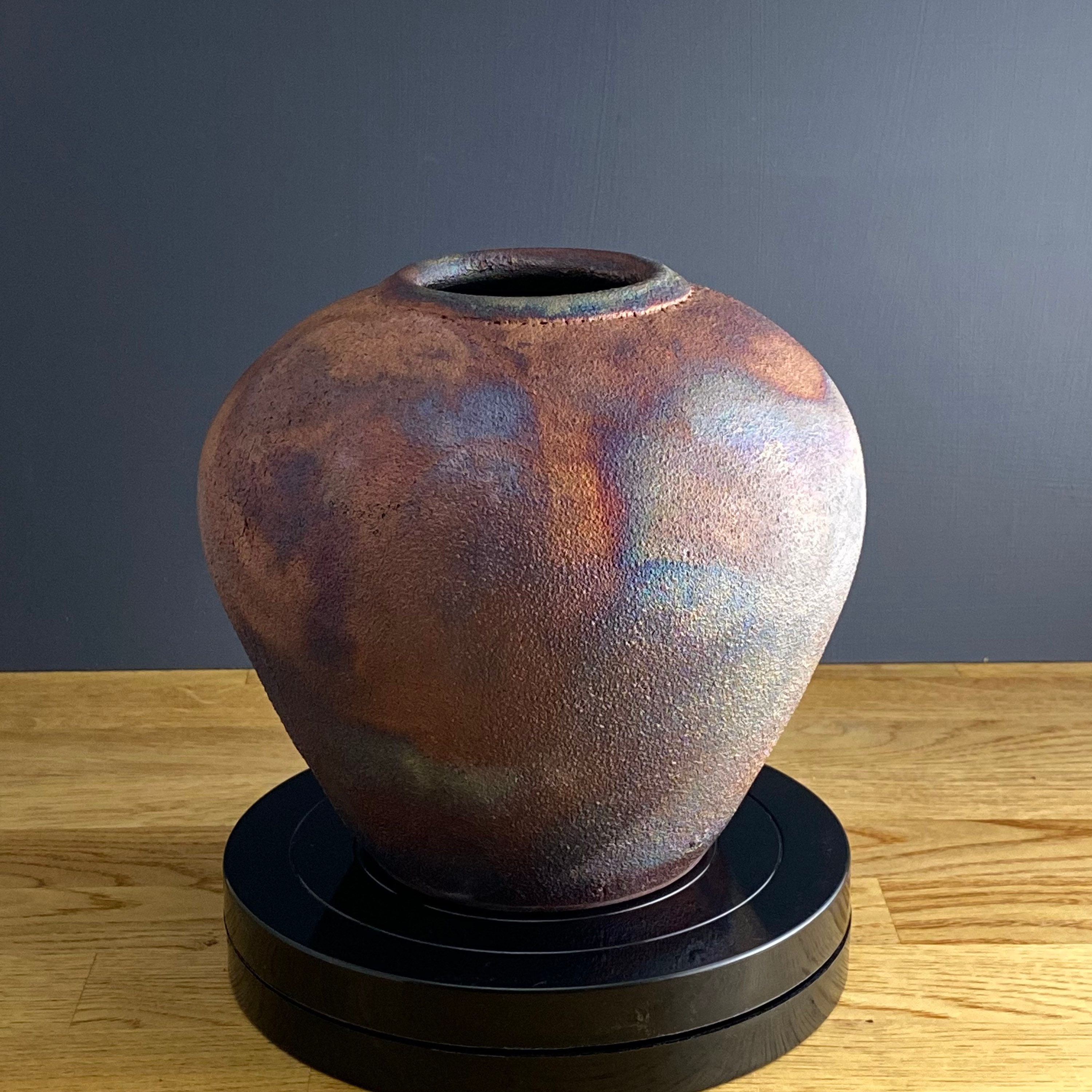 Medium Raku Vase - Etsy