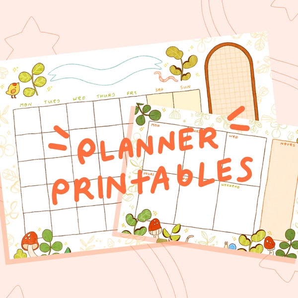 Cottagecore Planner - Etsy