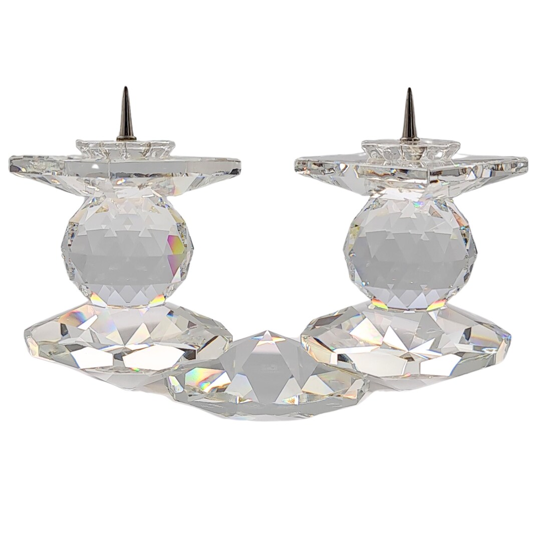 Swarovski Double Candle Holder Pin Style European Design (010083 ...