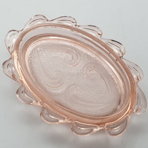 Vintage Art Deco Vanity Set Bagley Glass Rutland Pattern Tray ...