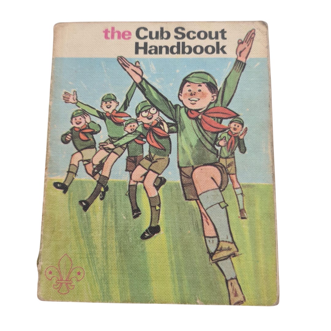 Vintage 1973 the Cub Scout Handbook Third Edition Illustrated Booklet ...