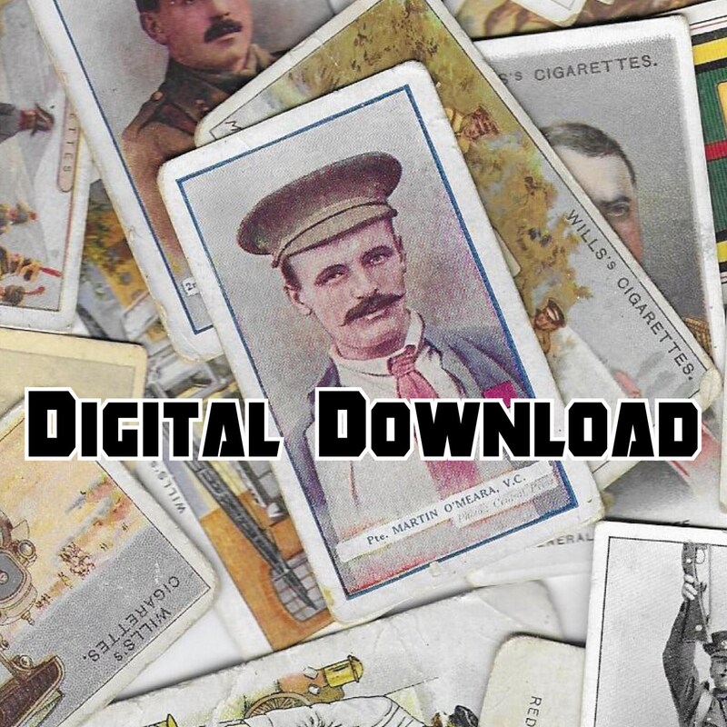 Military Cigarette Cards - Etsy