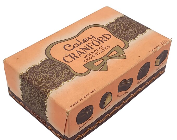 Vintage Caley Cranford Chocolate Box: 1940s British Confectionery ...
