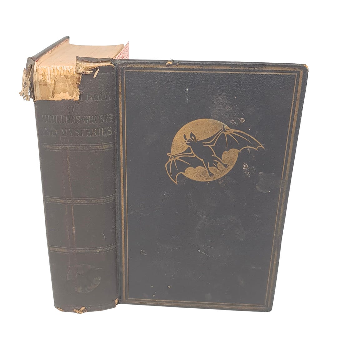 Vintage 1936 Mammoth Book of Thrillers Ghosts and Mysteries, Horror ...