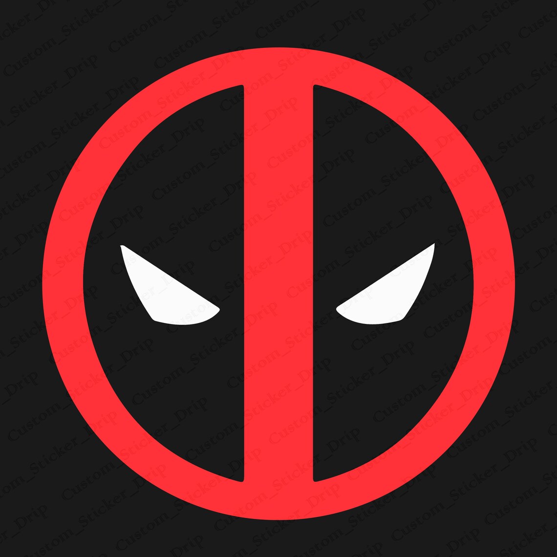 Deadpool Logo Vinyl Sticker for Car Window or Other | Etsy