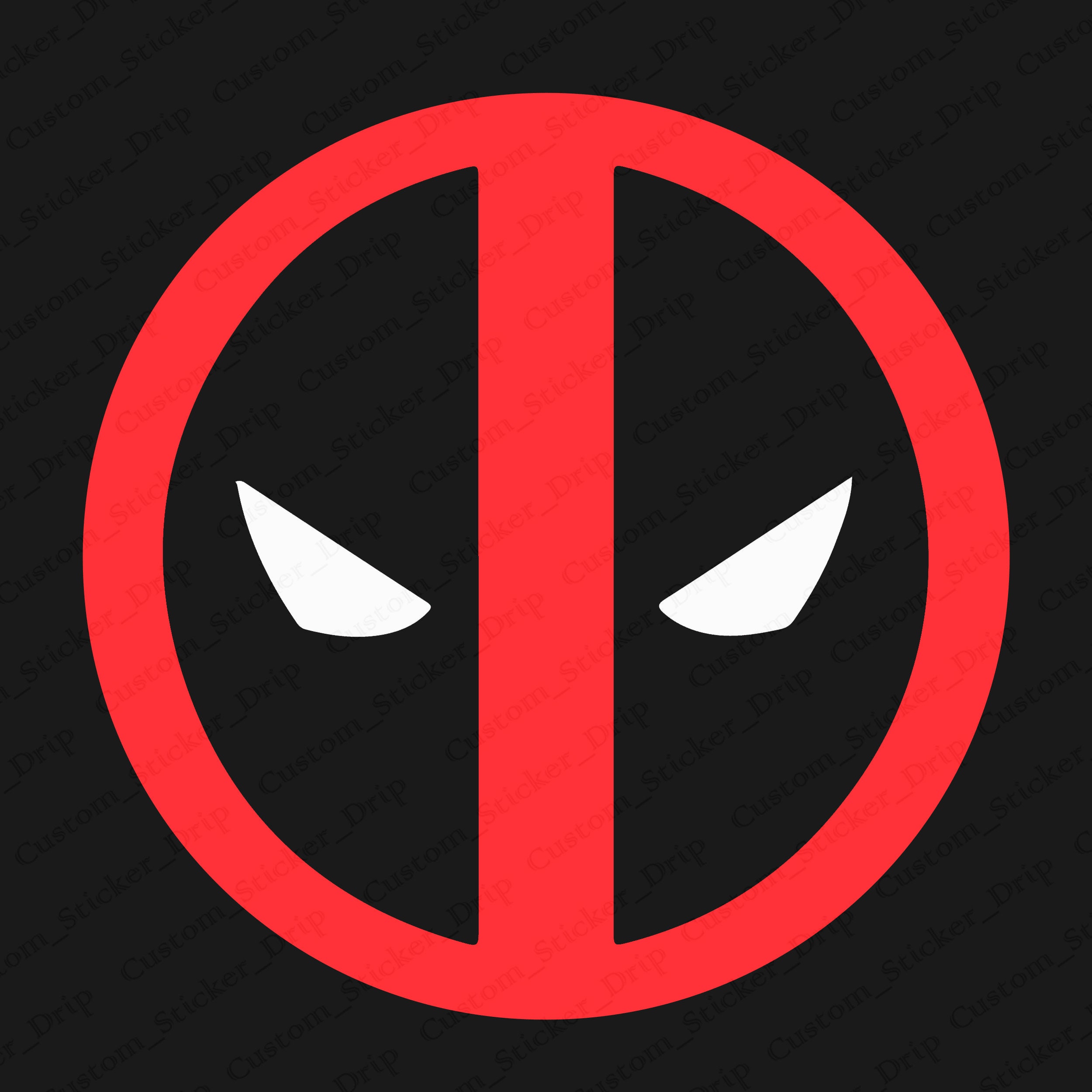 Deadpool Logo Vinyl Sticker for Car Window or Other | Etsy