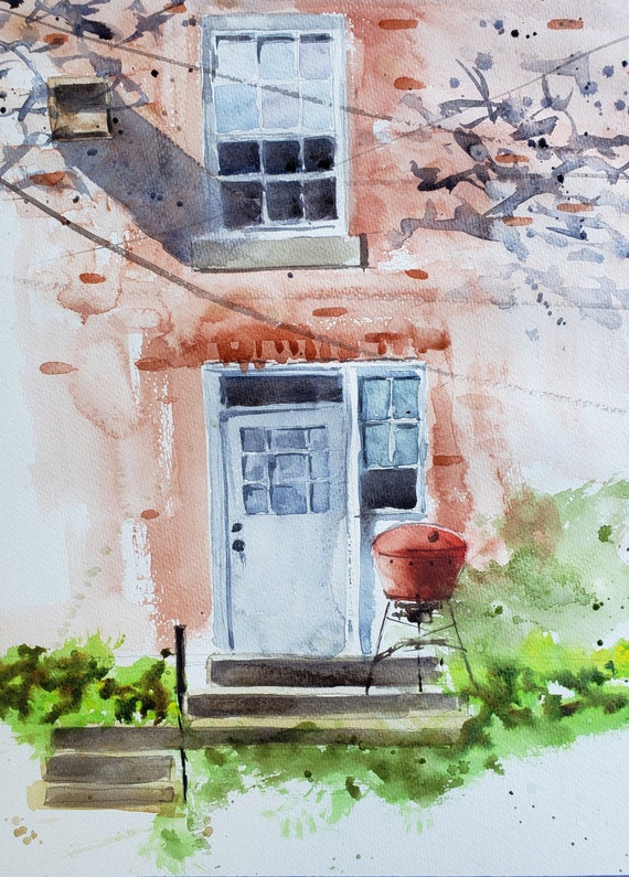 Red Weber Grill 2021 Watercolor Print Wall Art Unframed | Etsy