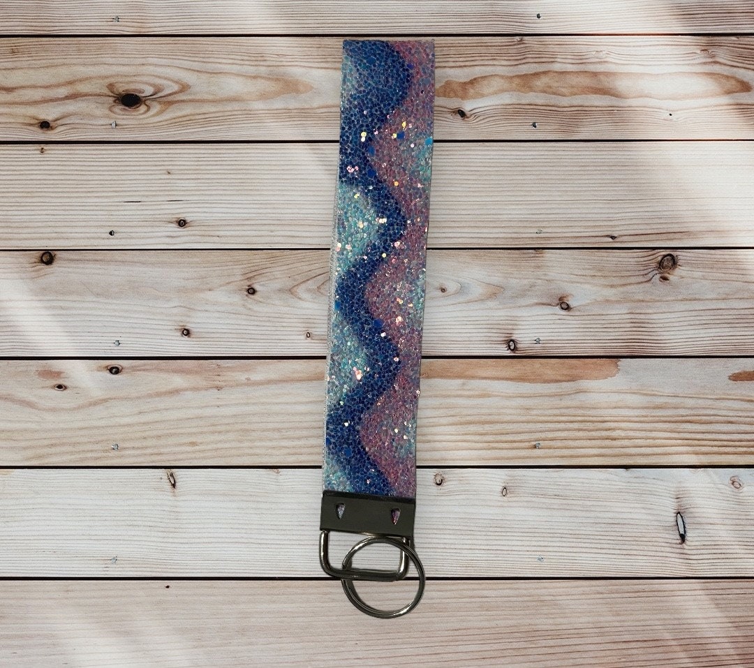 Keyrings Wristlet Strap, Faux Leather Key Ring for Bag Strap, Lanyards ...