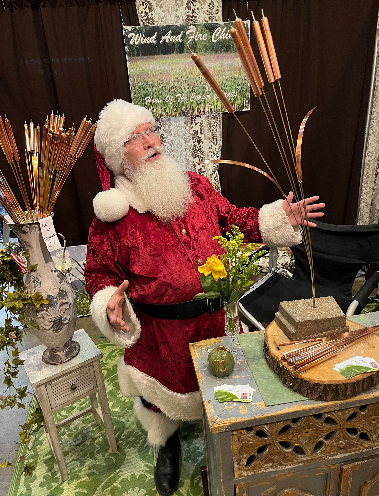 Copper Cattail Wind Chimes - Etsy