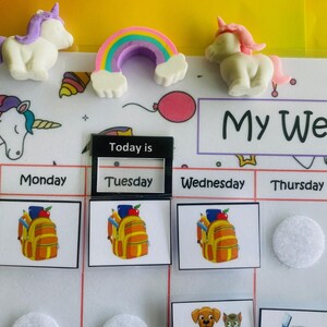 Kids Visual Weekly Planner, Printable, Organisation, Kids Schedule ...