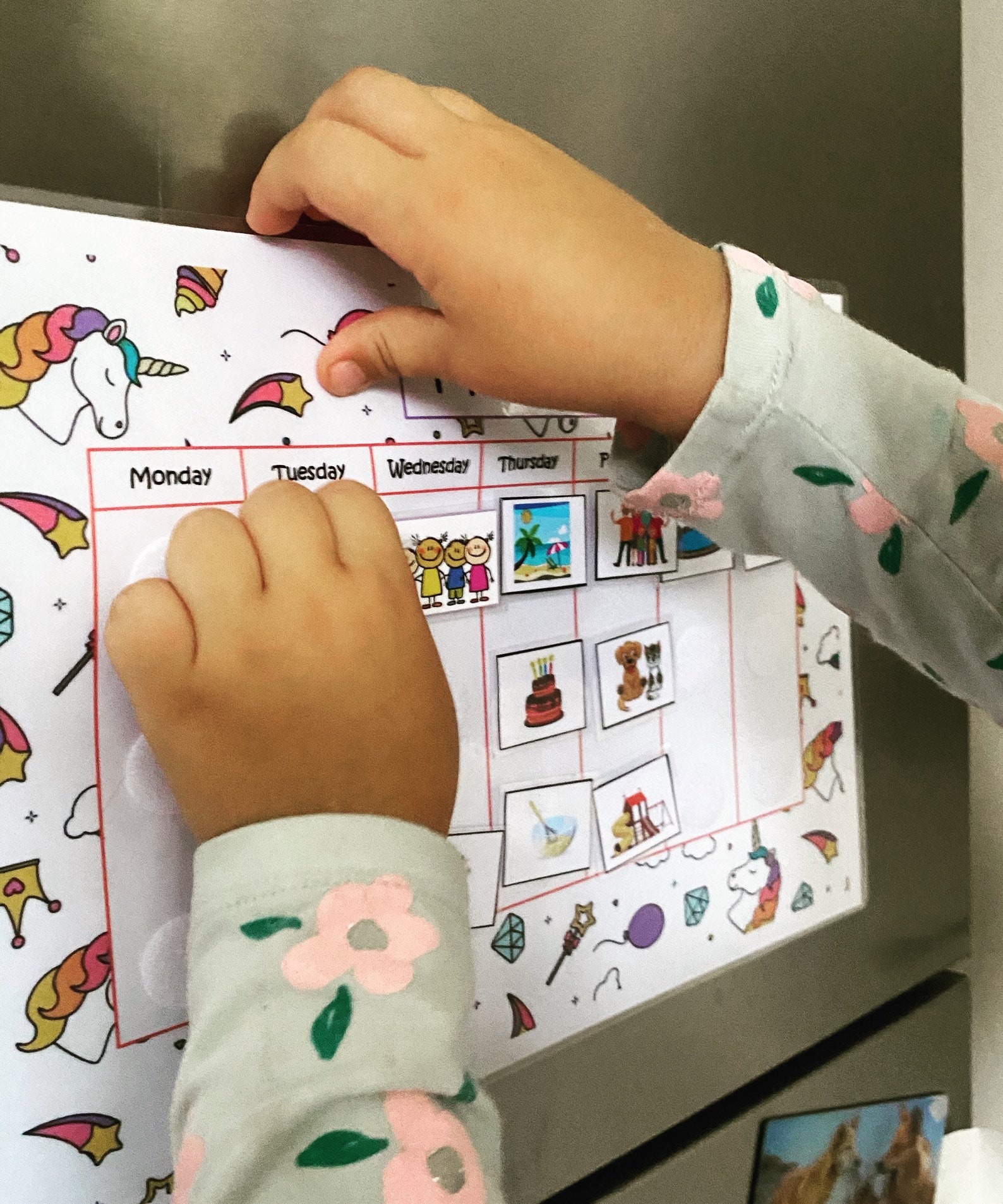 Kids Visual Weekly Planner, Printable, Organisation, Kids Schedule ...