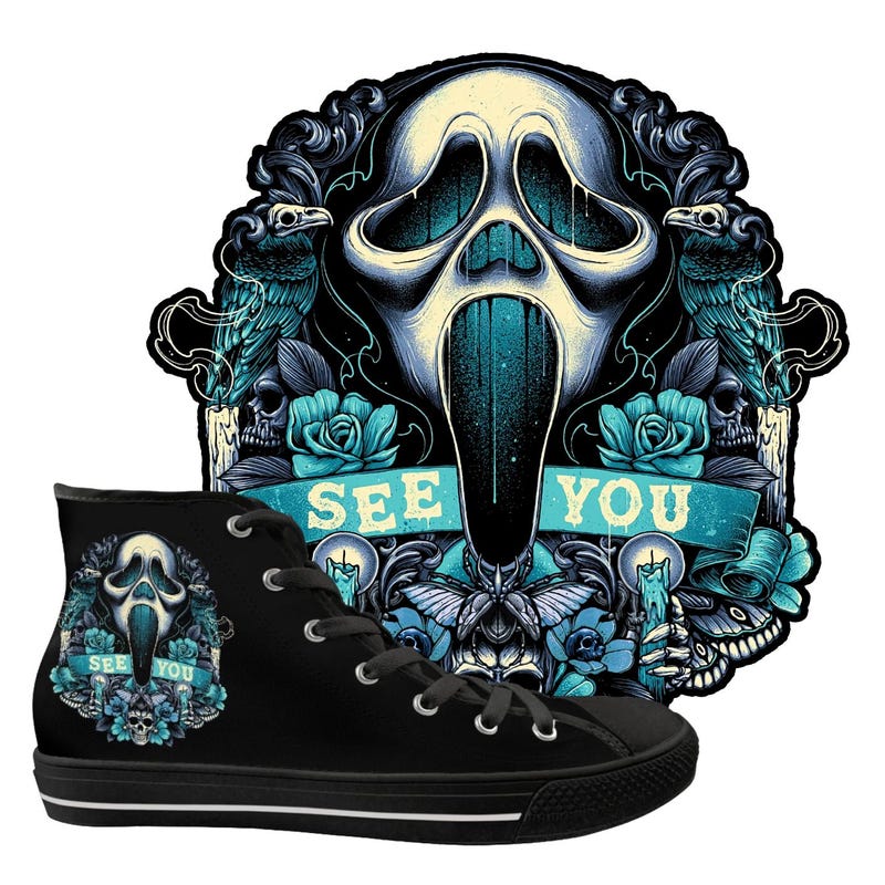 Ghostface Shoes - Etsy