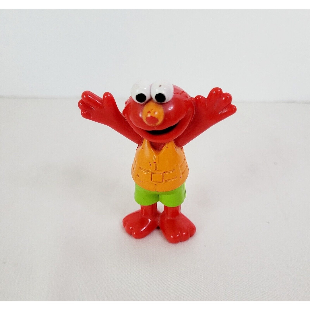Sesame Street Elmo 2.5 Figure Sesame Workshop Plastic - Etsy