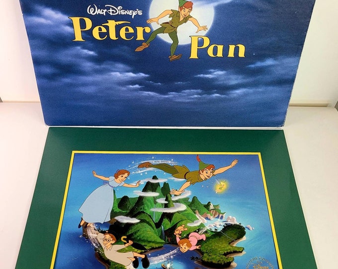 Disney Store Peter Pan Exclusive Lithograph - Etsy