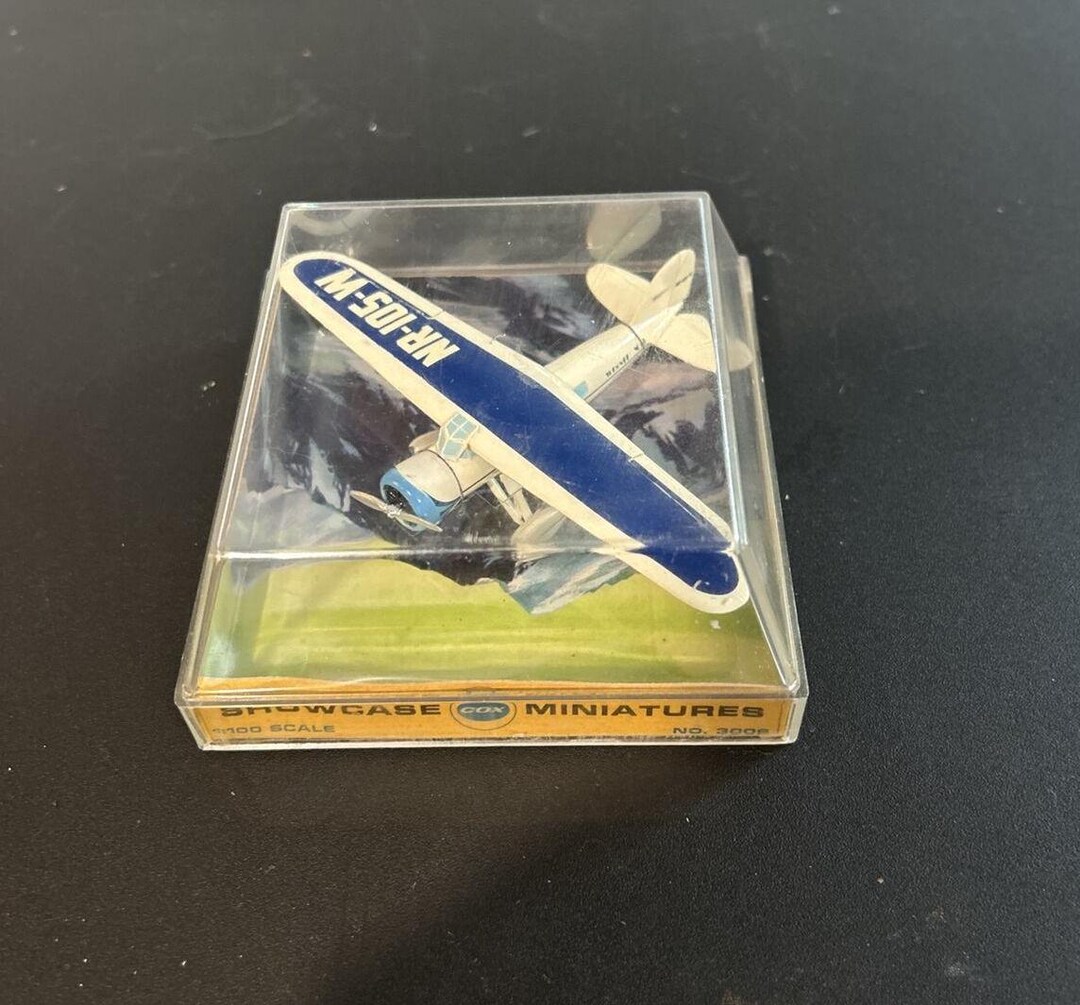 Vintage COX Showcase Miniatures Winnie Mae Toy Airplane Scale 1/100 ...