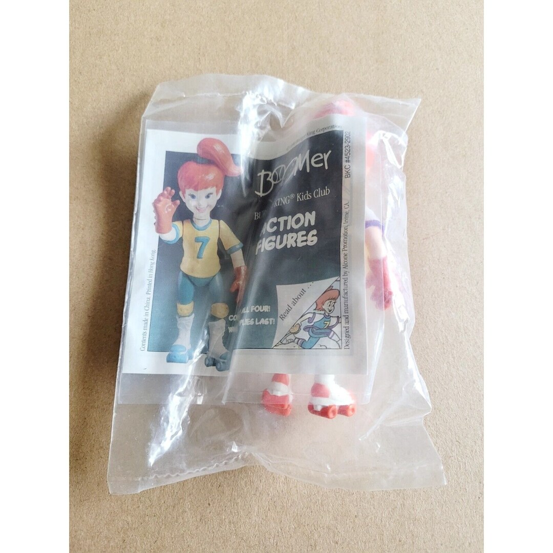 Burger King Kids Meal Toy Boomer Action Figures Roller Skates New ...