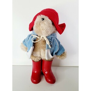 PADDINGTON BEAR Jacket & Red Boots 15 Plush Doll Vintage 1981 Eden Toys - Etsy
