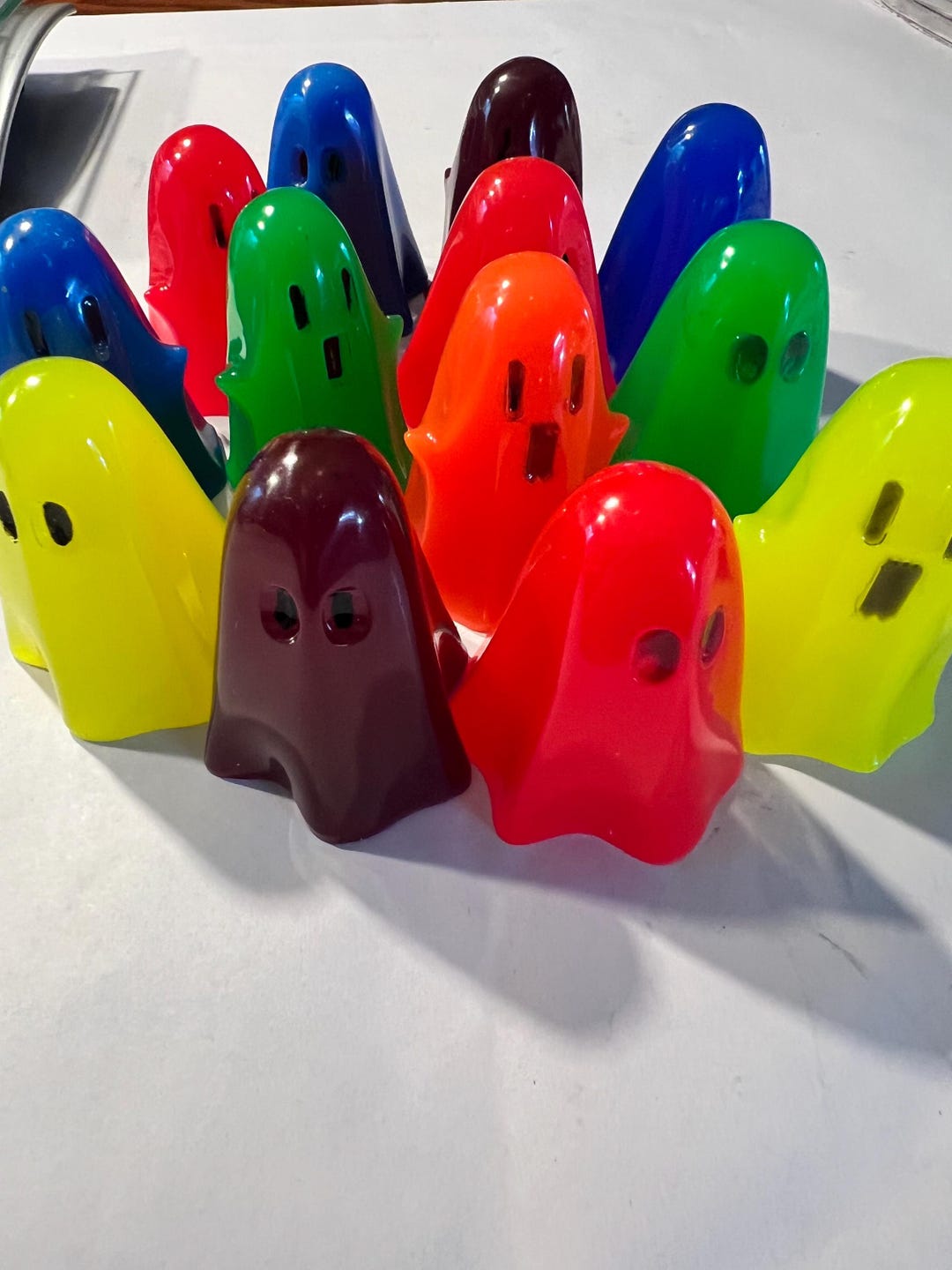 Neon Glow in the Dark Resin Ghosts for Halloween - Etsy