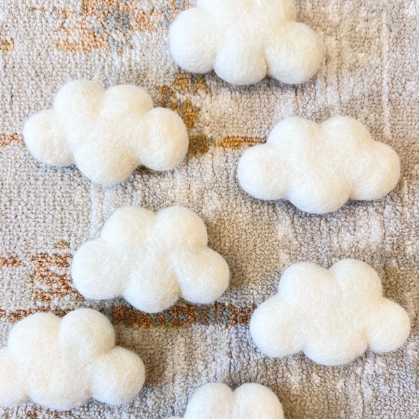 Felt Cloud Ornament - Etsy