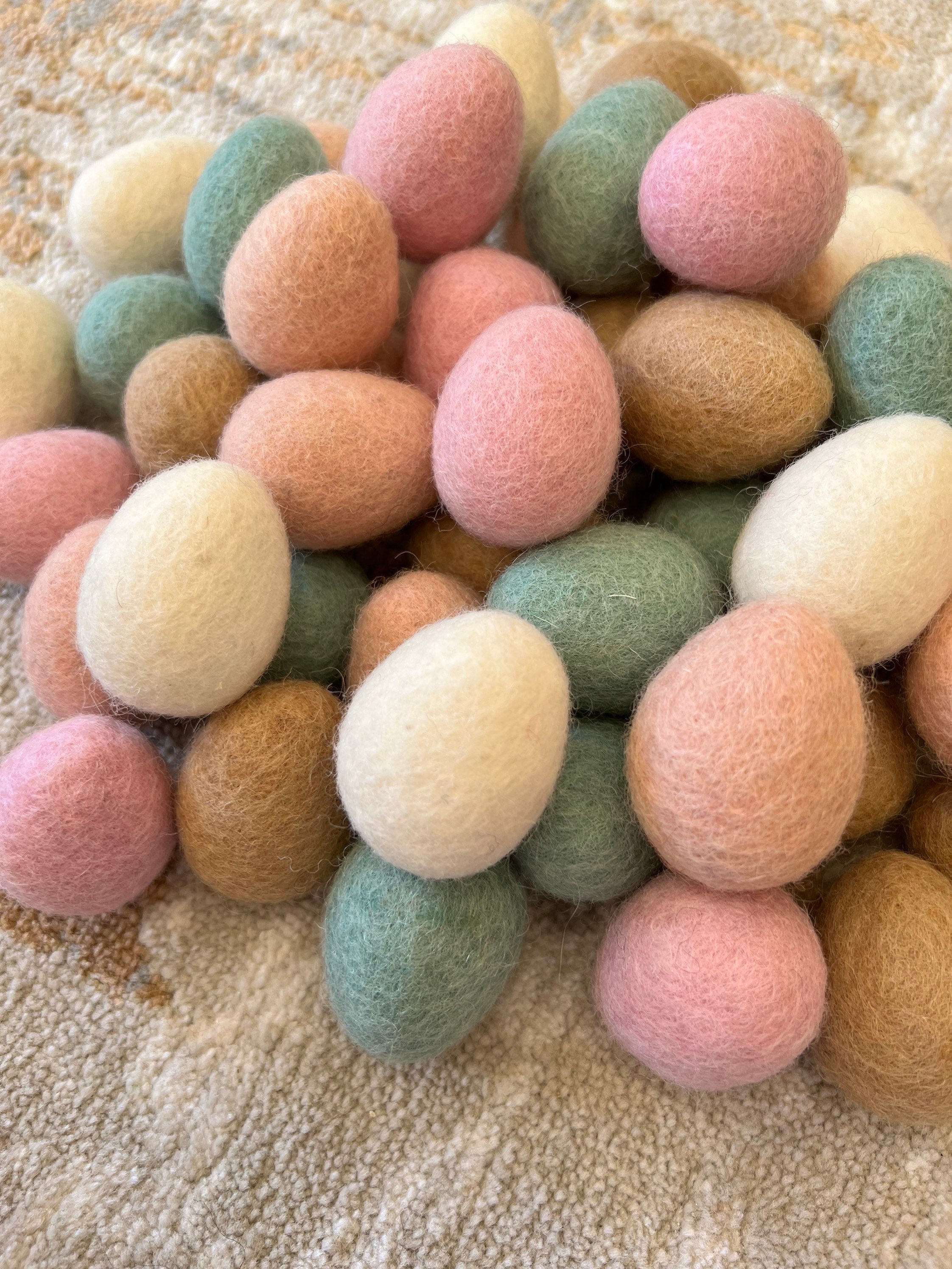 Pastel Decorated Easter Eggs
