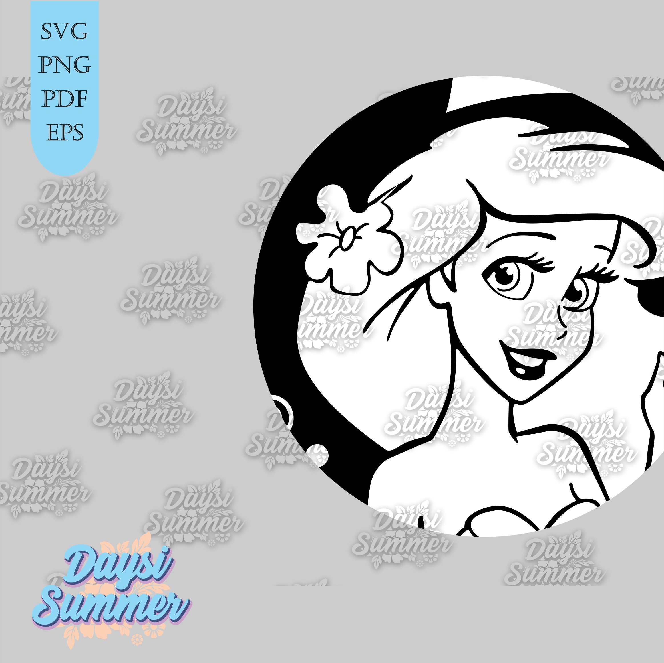 Princess bundle Svg Pdf Eps Png instant download file art | Etsy