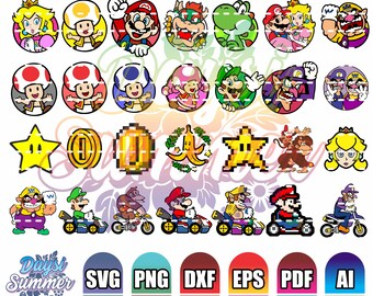 Mario Kart Template | Etsy Canada