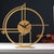 Tabletop Linear Metal Clock, Gold Desktop Silent Clock, Unique Desk ...