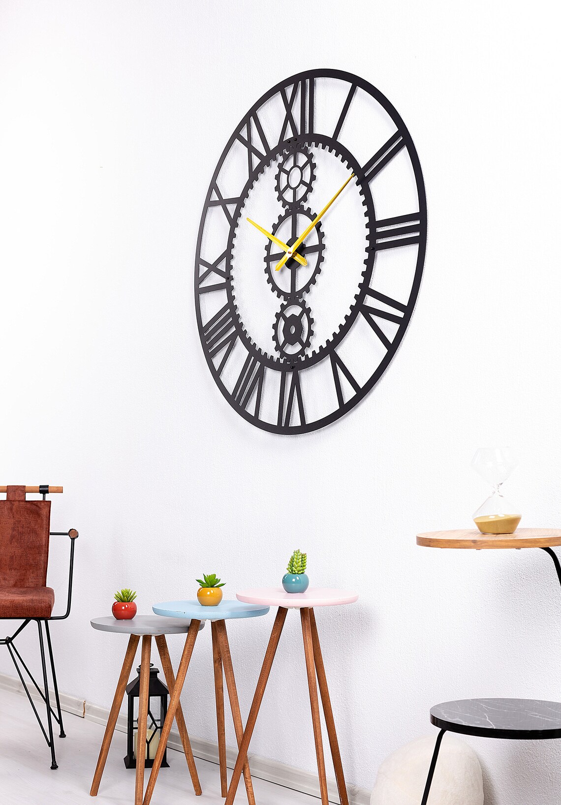 Queen Metal Extra Large Wall Clock Silent Oversize Clock - Etsy