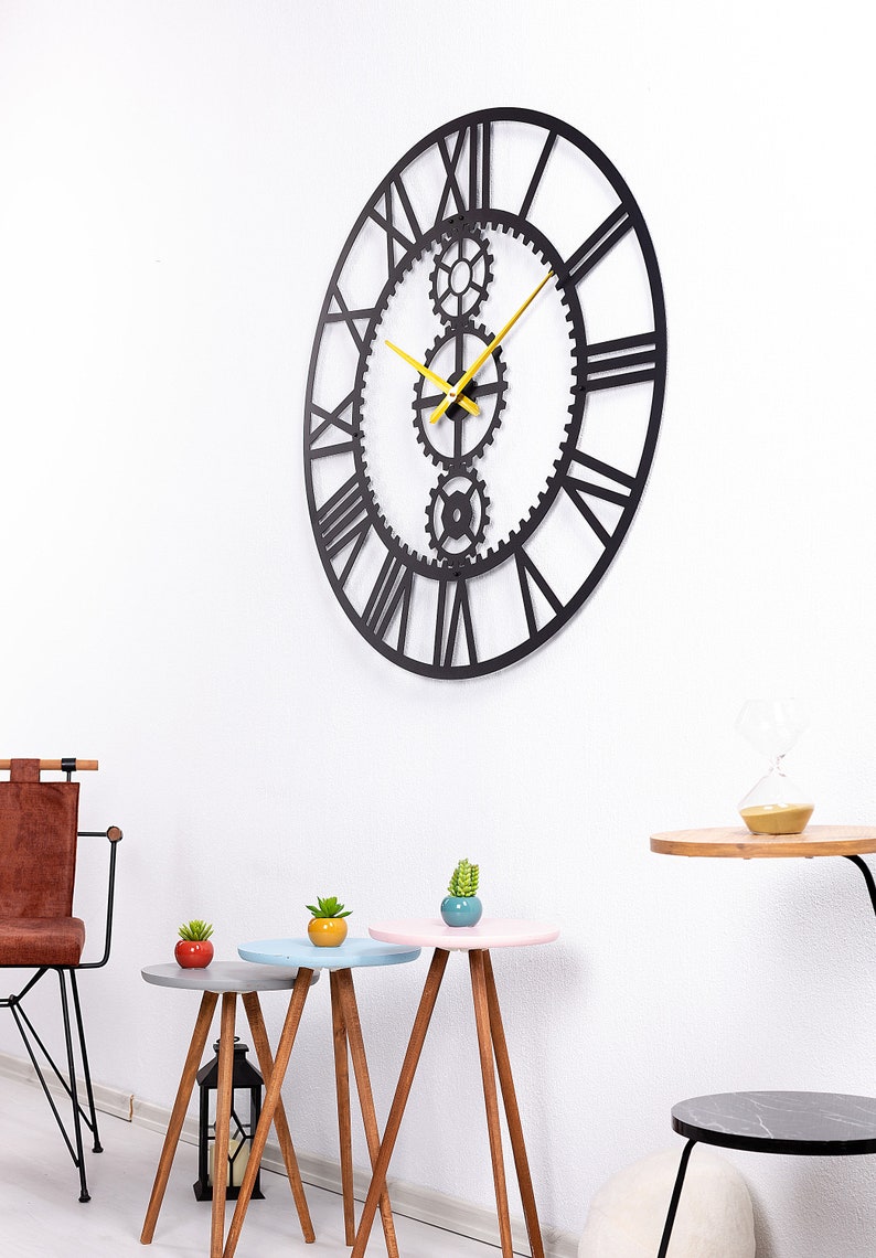 Queen Metal Extra Large Wall Clock Silent Oversize Clock - Etsy