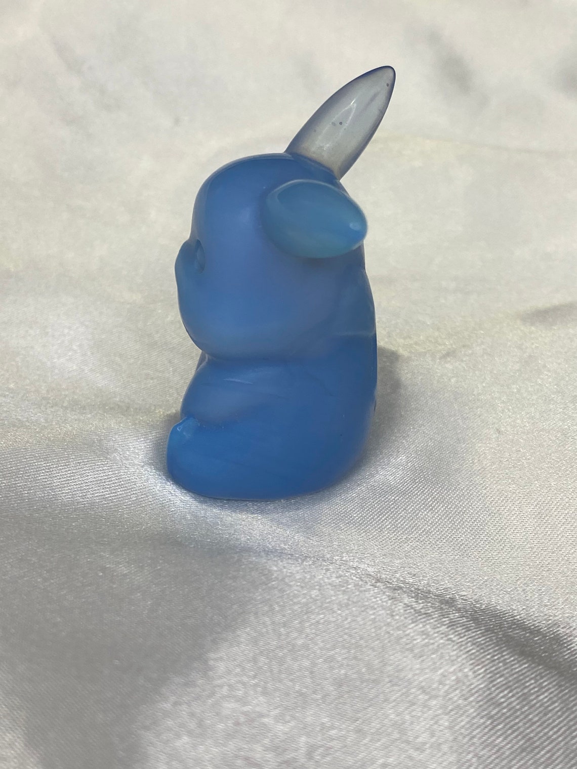 Hand Carved Blue Opal Pikachu Pokemon Crystal Statue - Etsy