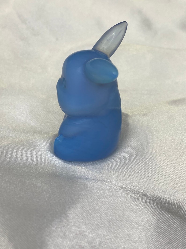 Hand Carved Blue Opal Pikachu Pokemon Crystal Statue - Etsy