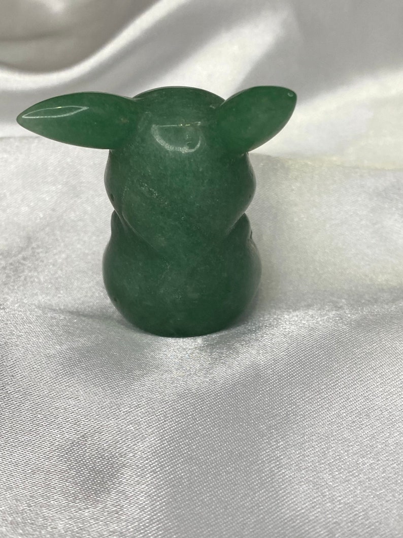Hand Carved Green Aventurine Pikachu Pokemon Crystal - Etsy