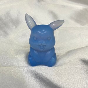Hand Carved Blue Opal Pikachu Pokemon Crystal Statue - Etsy
