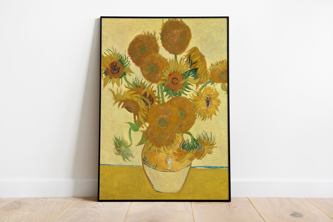 Van Gogh Print Sunflowers 1888 Van Gogh Painting Modern - Etsy