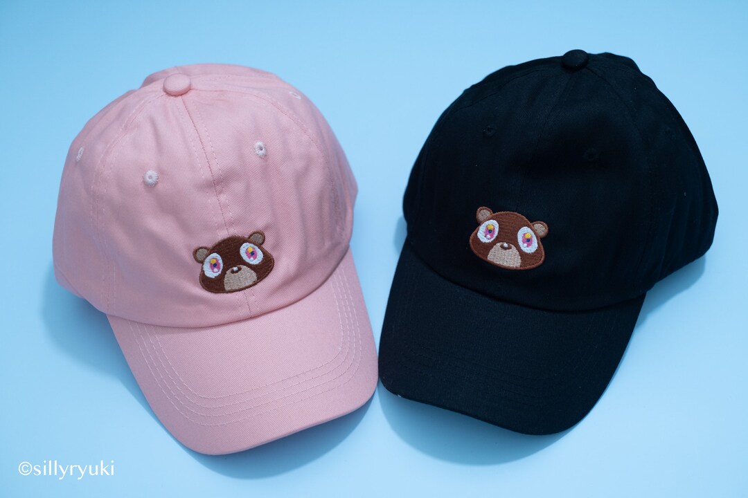 Teddy Bear Embroidered Dat Baseball Hat, Dad Hat Embroidered, Cute Hats ...