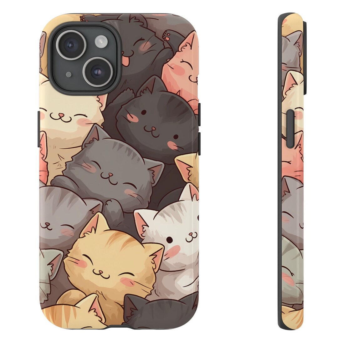 Cute Kitty Design Kawaii Gift for Her Anime Pet Lovers Phone Case for ...