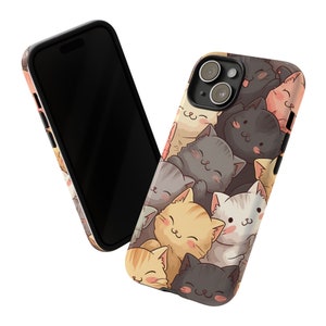 Cute Kitty Design Kawaii Gift for Her Anime Pet Lovers Phone Case for ...