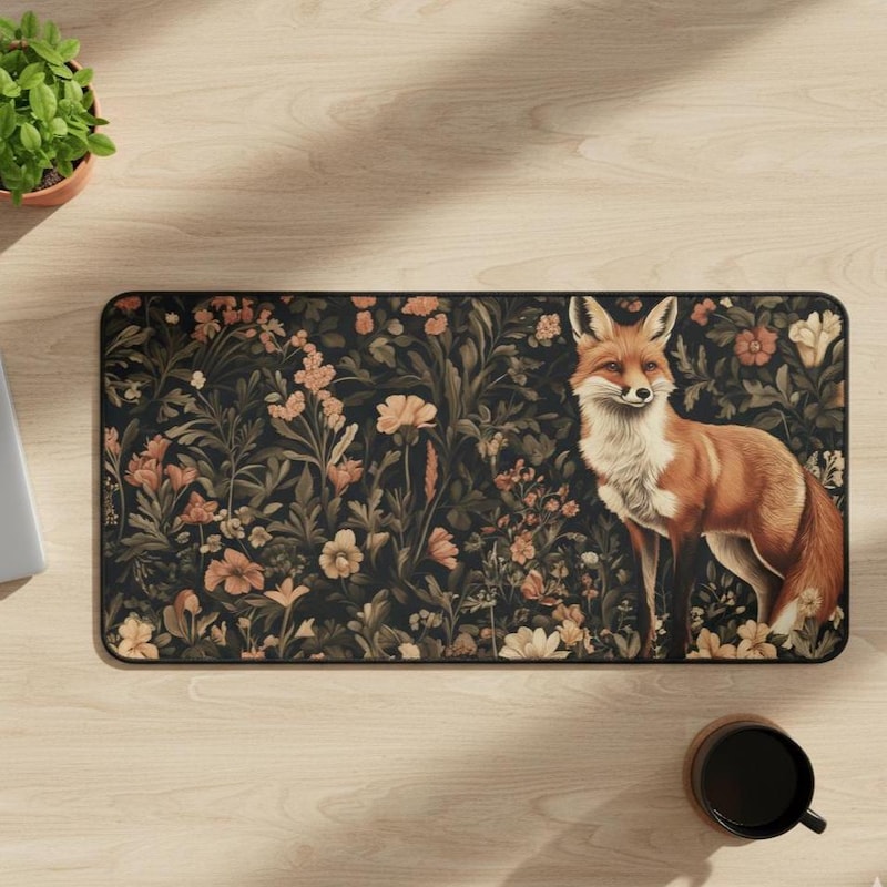 Fox Mouse Pad - Etsy