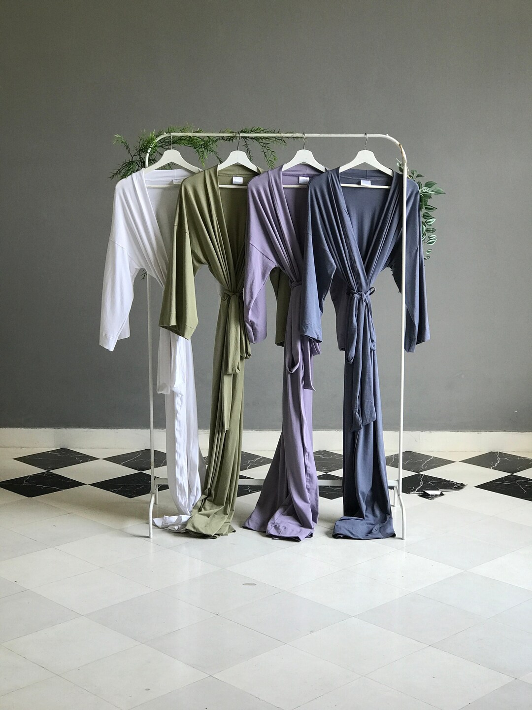 Long Bridesmaid Robes for Mother of the Groom/bride Personalized Bride ...