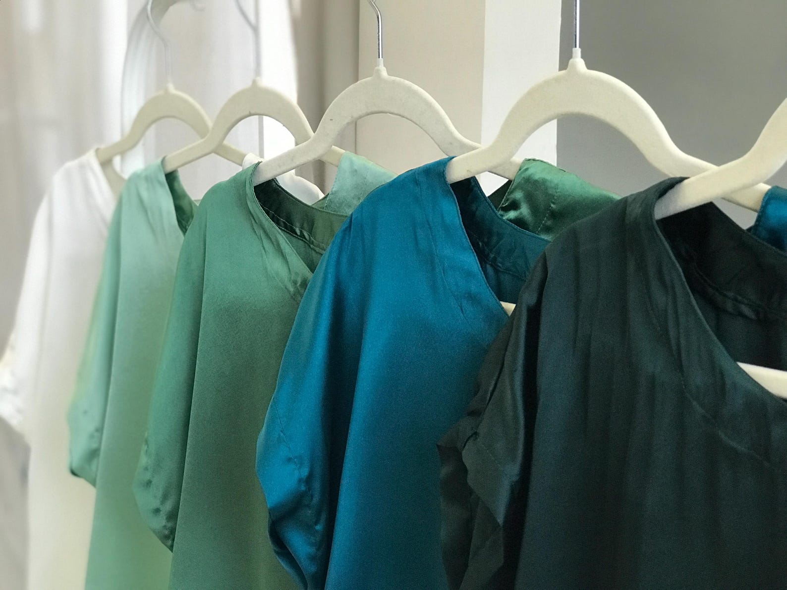 Satin Blouse Top, Womens Shirt, Plus Size Clothing, Comfortable Lounge ...