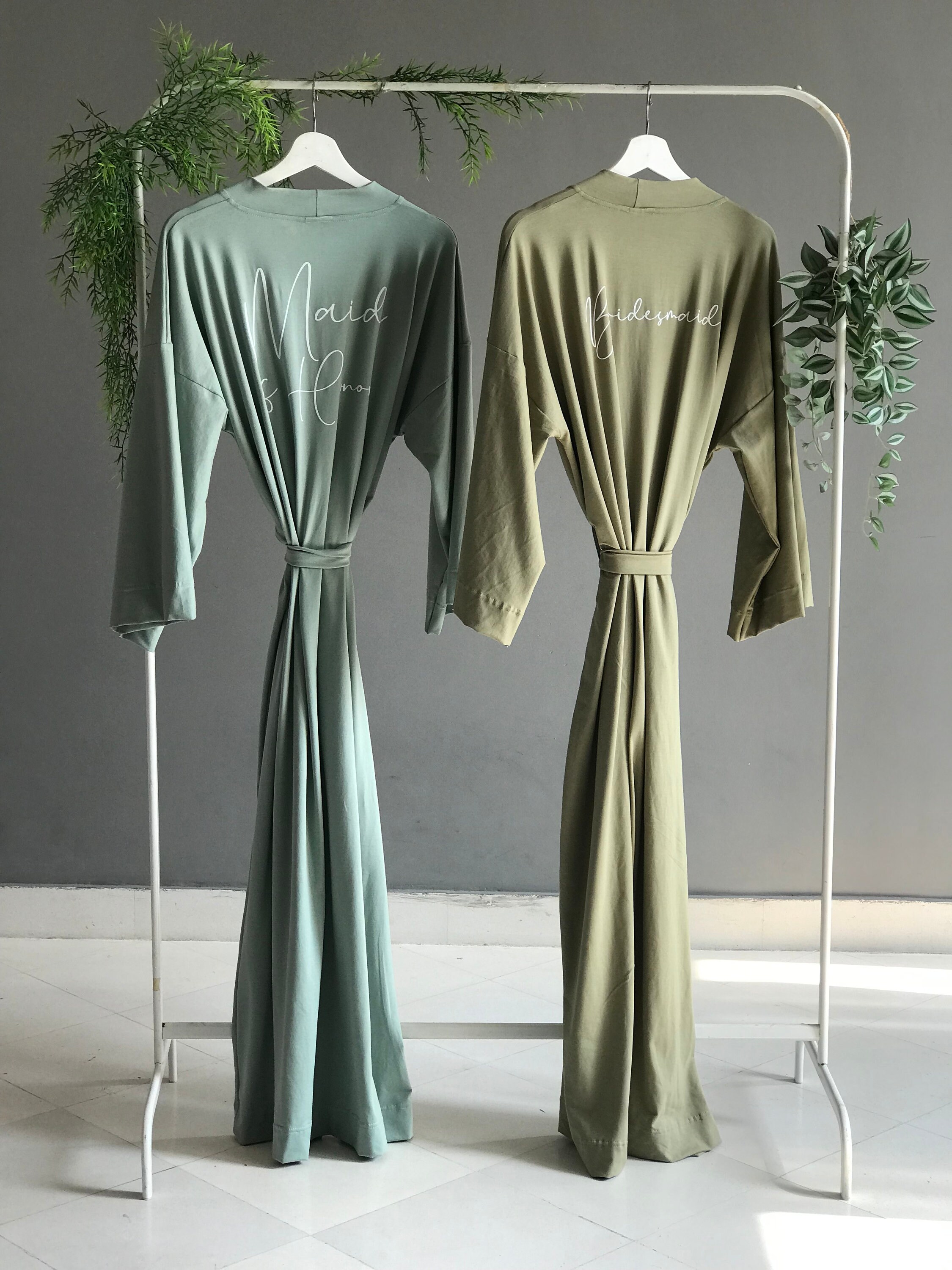 Long Bridesmaid Robes Ankle Calf Length Mother of the Groom/ - Etsy ...